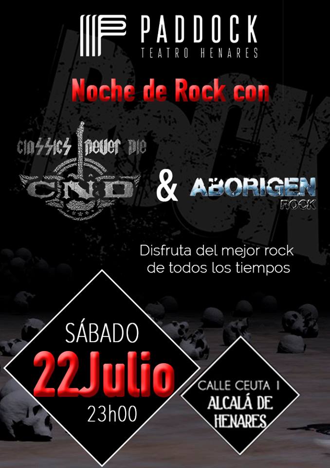 Sábado de rock en Paddock Alcalá de Henares - Dream Alcalá