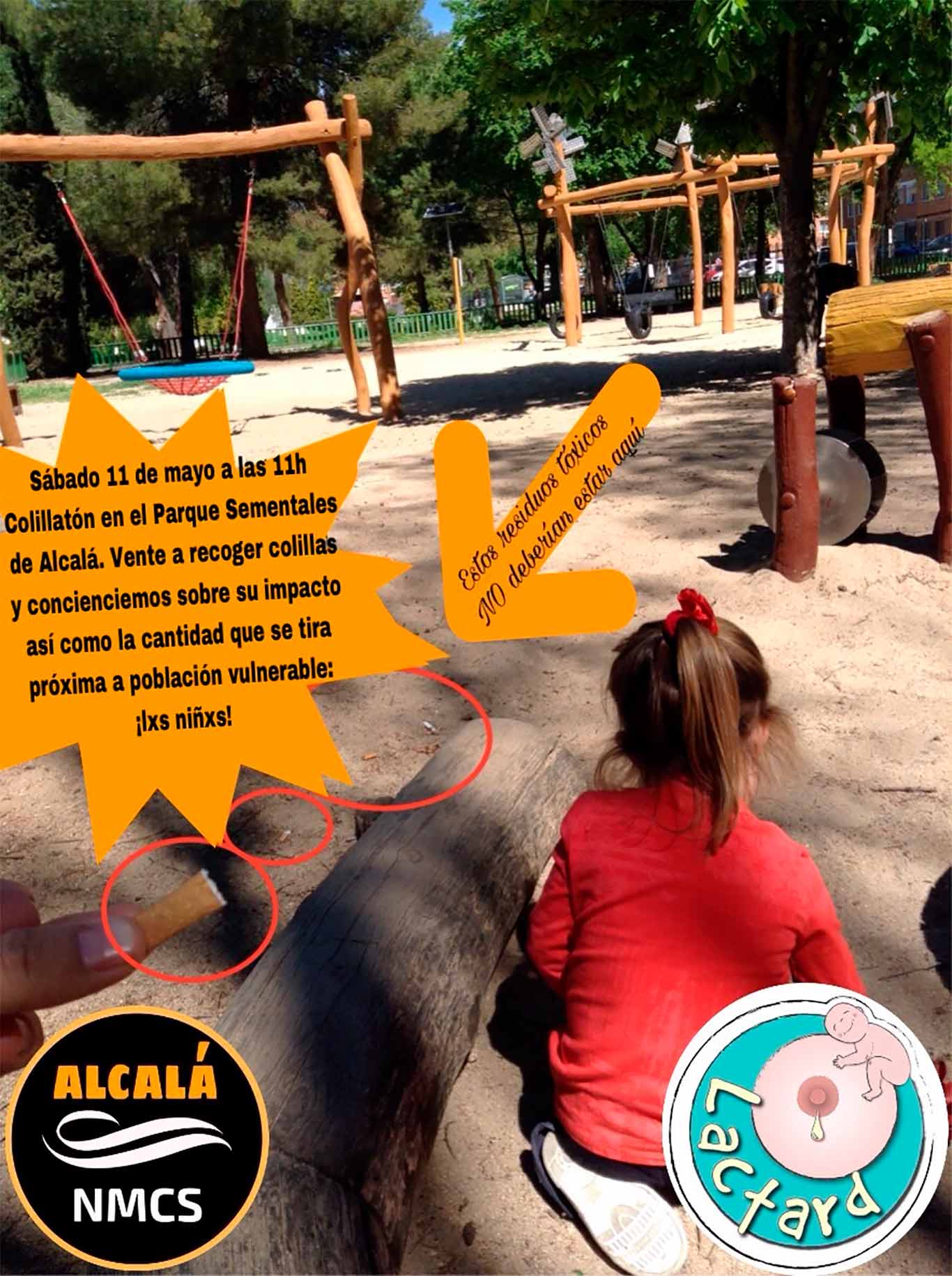 Colillatón: recogida de colillas en el Parque Sementales - Dream Alcalá