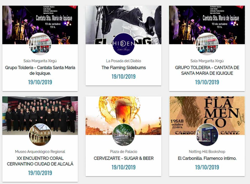 Agenda musical en Alcalá para este fin de semana - Dream Alcalá