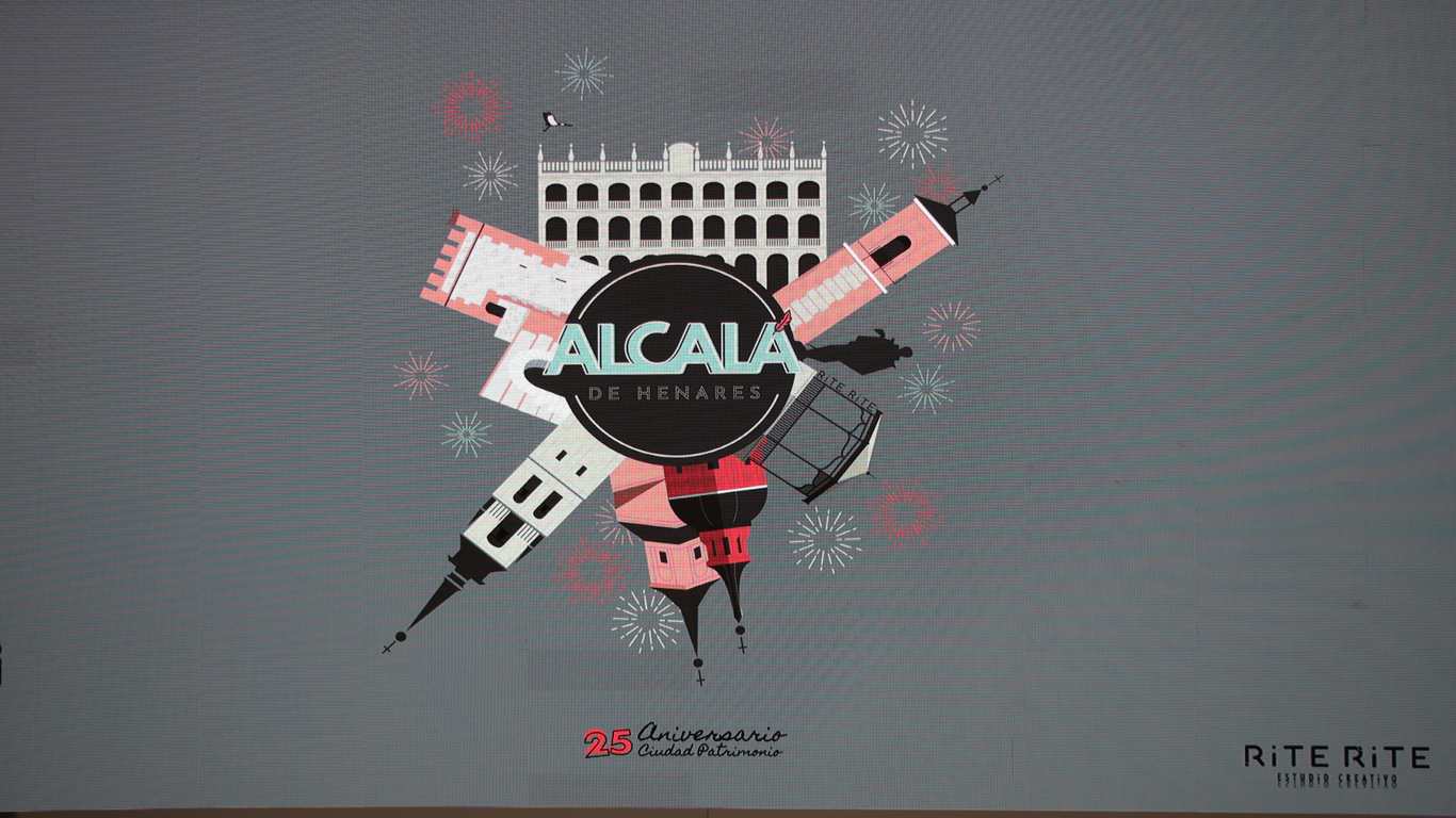 Alcalá de Henares presenta en FITUR su logo para el XXV Aniversario de ...