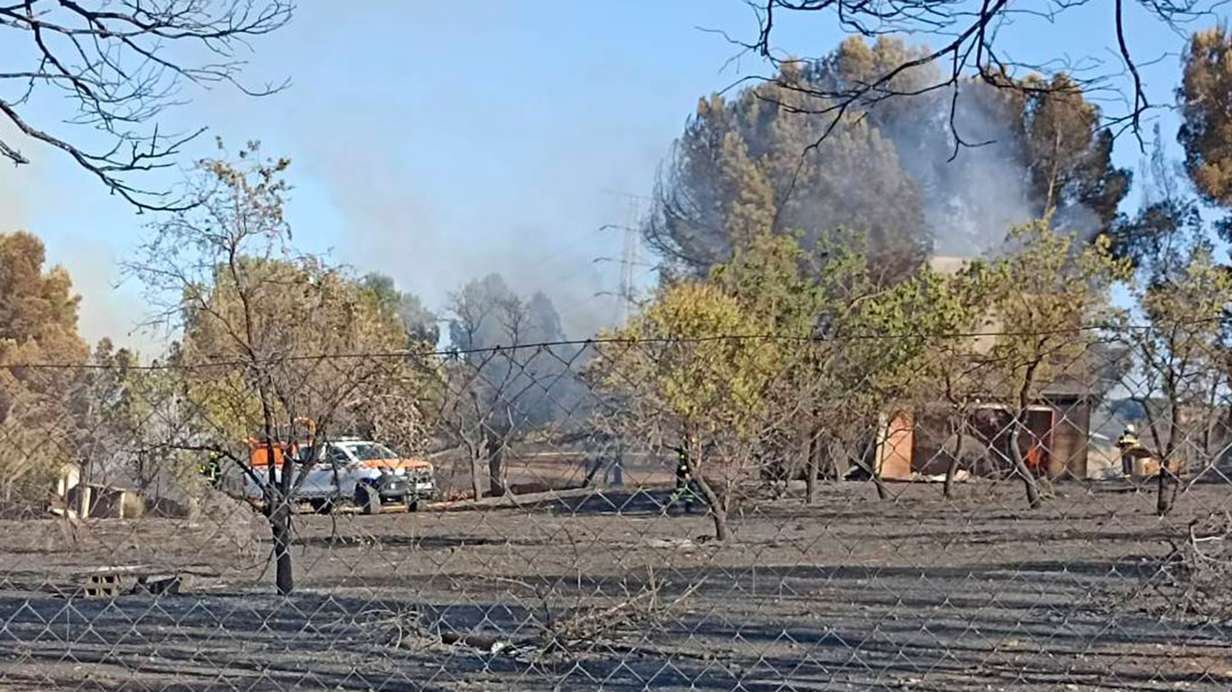 Incendio de Loeches: hectáreas de pasto, huertos privados arrasados y ...